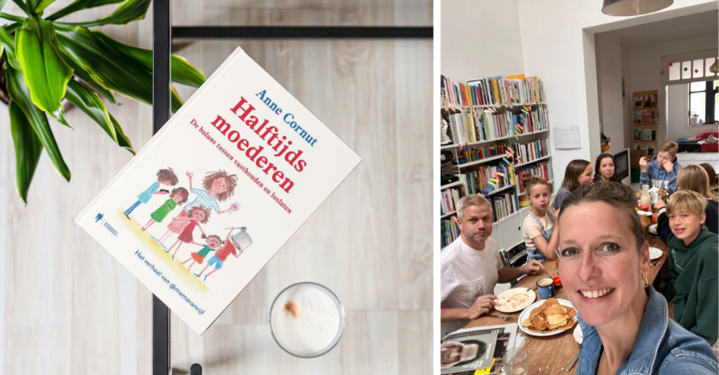 Halftijds Moederen, het gloednieuwe boek van Anne Cornut (a.k.a ...